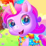 Play Cute Unicorn Care game online on pbskidsgames.games
