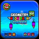 Play Geometry Dash Neon Subzero game online on pbskidsgames.games